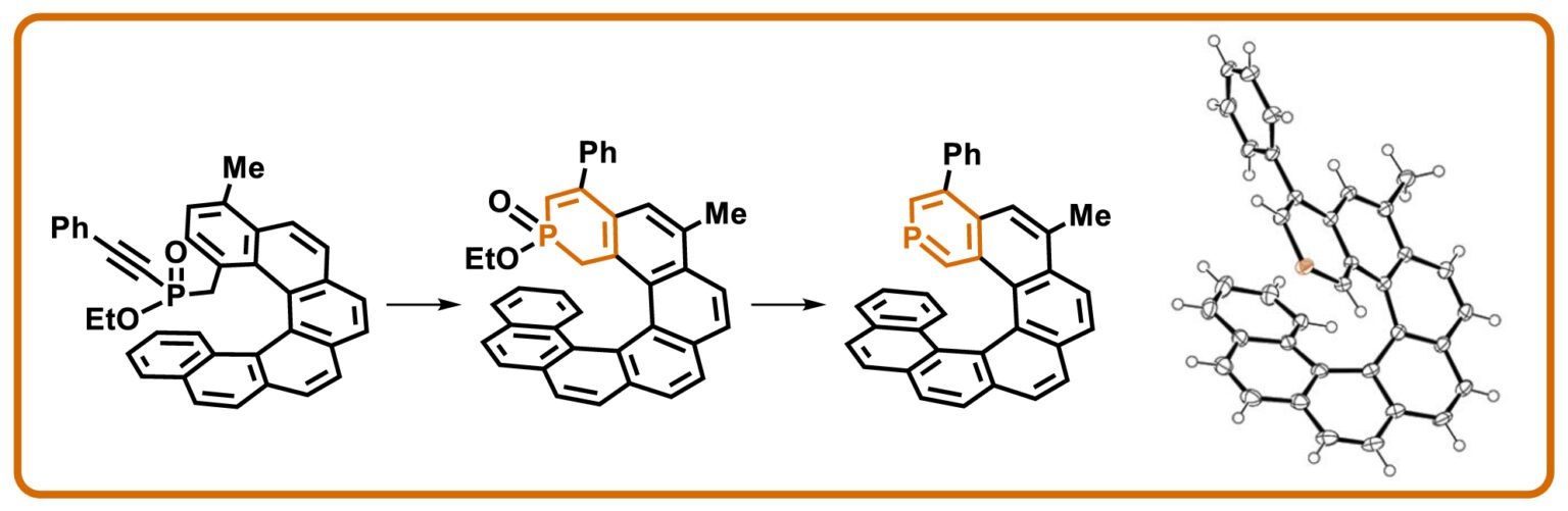 Helicen s fosfabenzenovým kruhem | Ústav chemických procesů AV ČR, v. v. i.